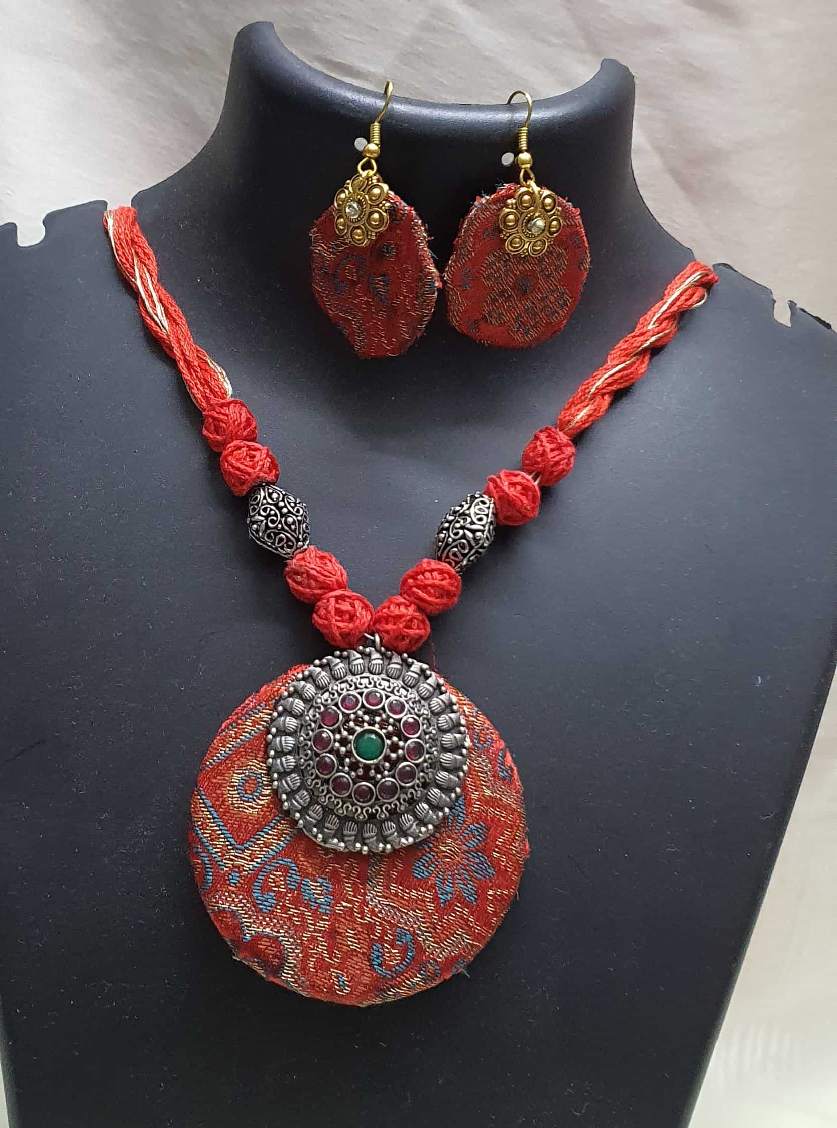 Brocade Fabric Jewellery - mintorie